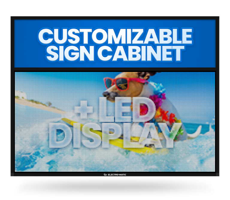 Outdoor LED Signs - Turnkey Signs - Electro-Matic Visual