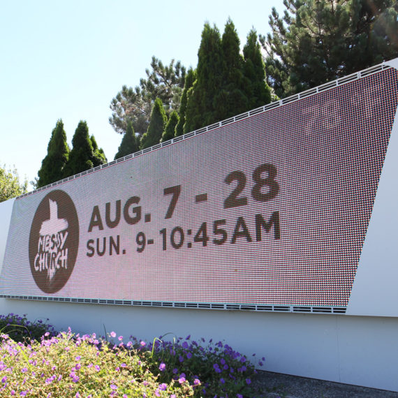 Central Wesleyan Church - LED Sign Case Study - Electro-Matic Visual