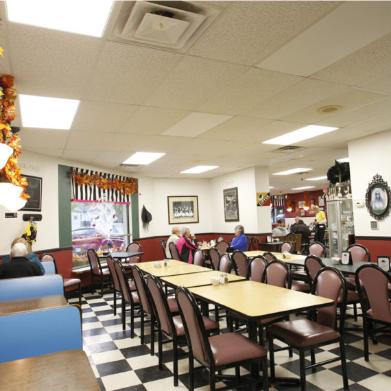 LED Lighting Case Study: Fuzzy's Restaurant - Electro-Matic Visual